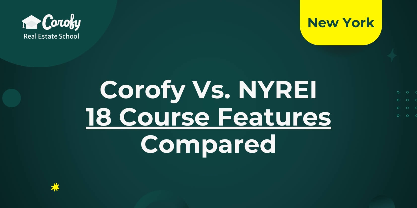 Corofy Real Estate School Vs. NYREI - Which is Better?