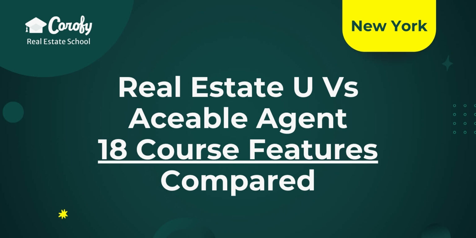 Real Estate U vs Aceable Agent - Which is Better?
