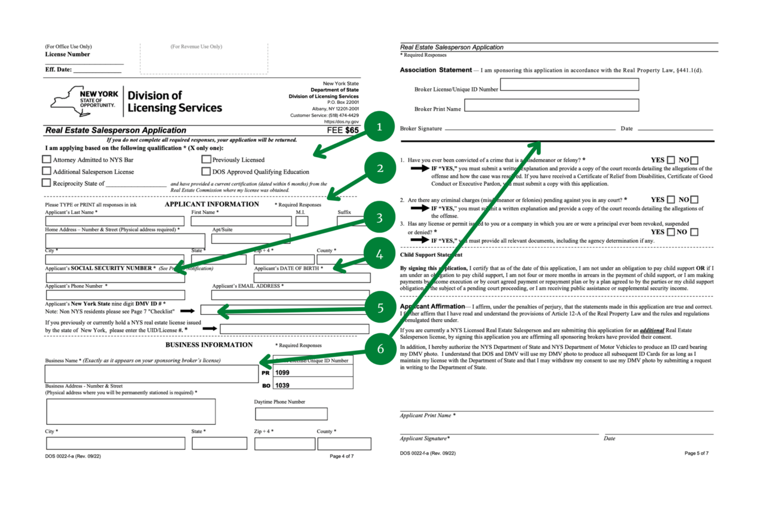 How to Apply for your real estate salesperson license using eAccessNY?